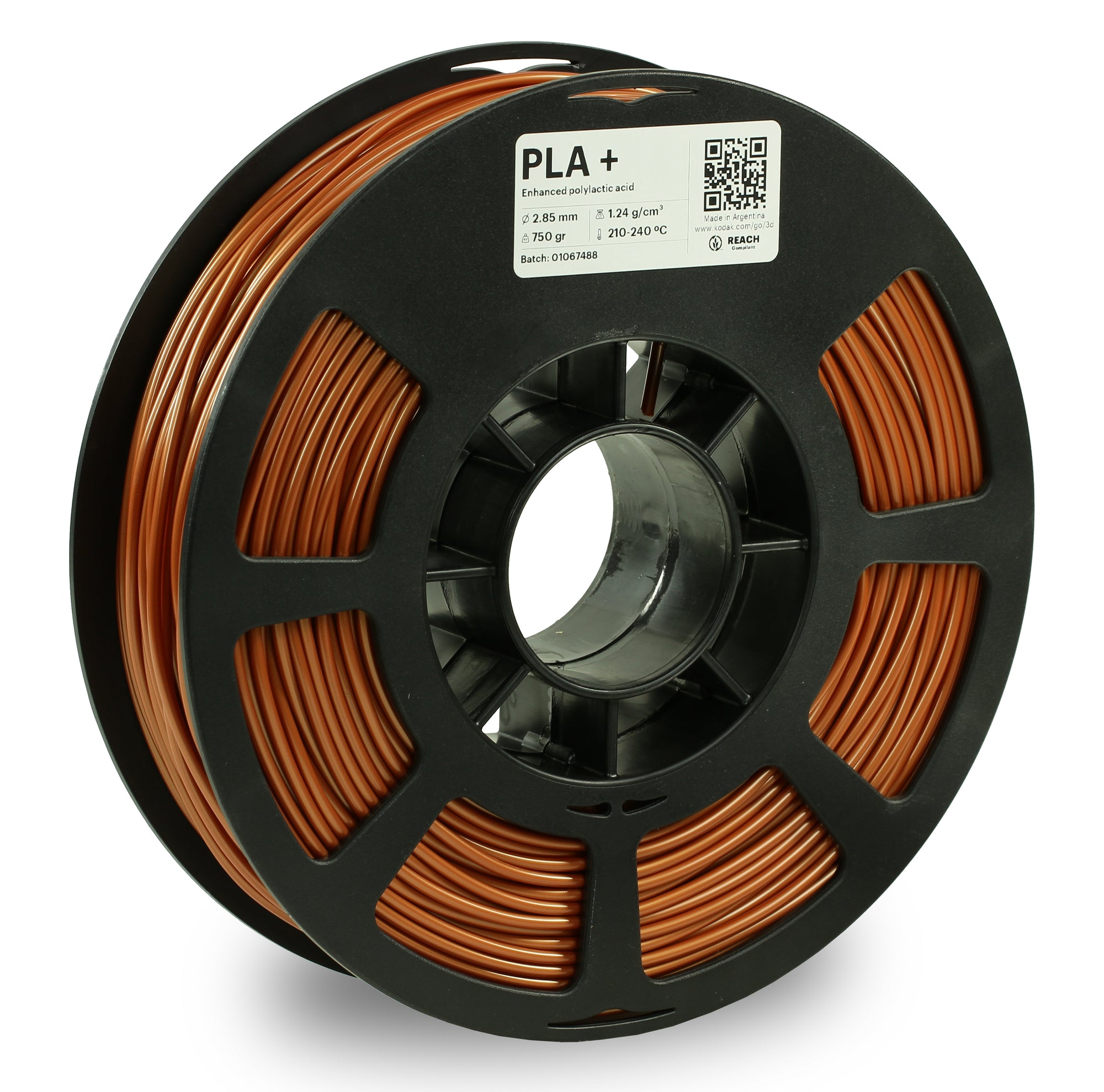 Kodak 3D Printing PLA Plus Filament 2.85mm, 750g, (Copper)